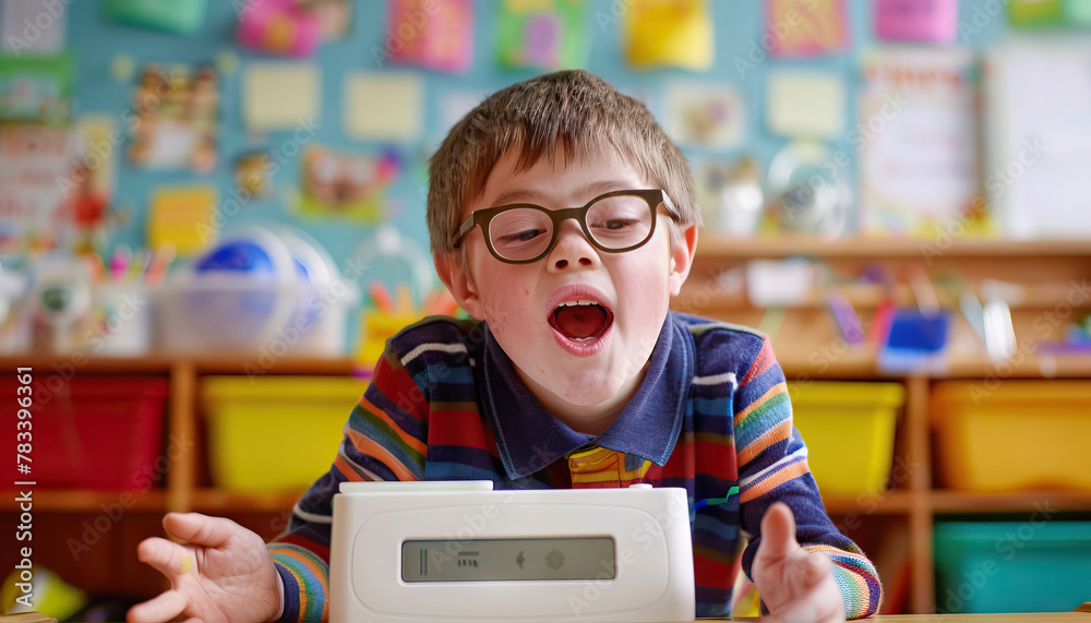 Communication Journey: Student with Down Syndrome Uses AAC Device to ...