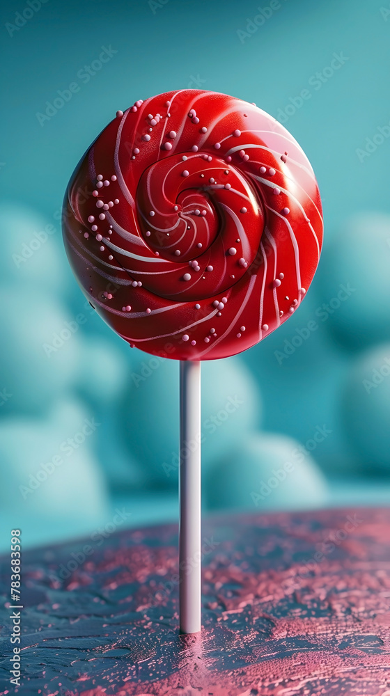 Vibrant Lollipop-Themed Fitness Challenge Tracker with Cinematic ...