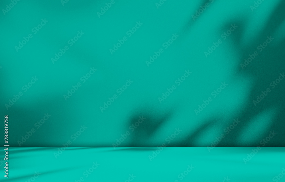 Foto de Stock Green Shadow Backdrop Background Product Light Leaf Wall ...