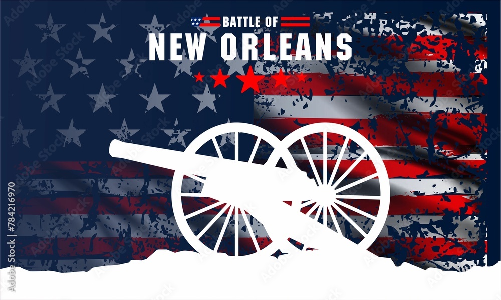 Battle of New Orleans vektor background. Battle of New Orleans creative ...