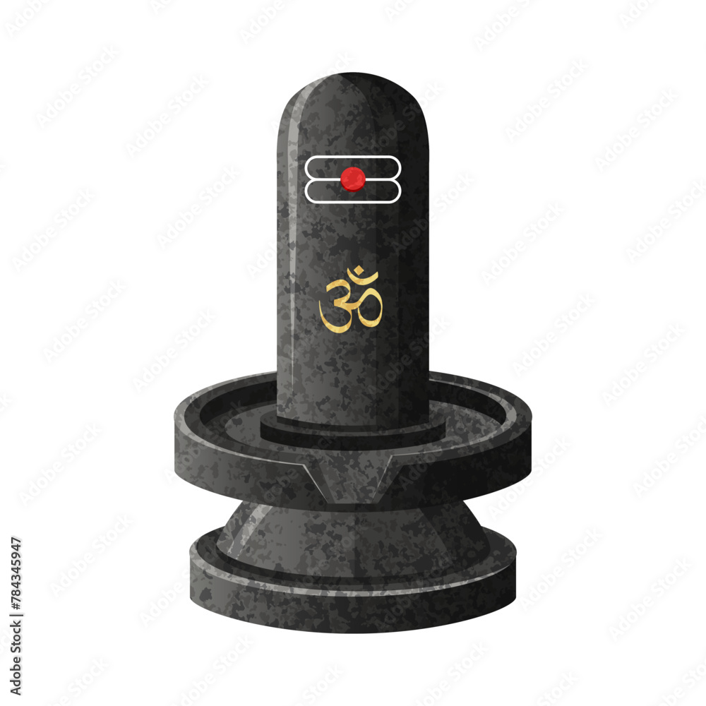 Vector illustration of Shiva Lingam Stock Vector | Adobe Stock