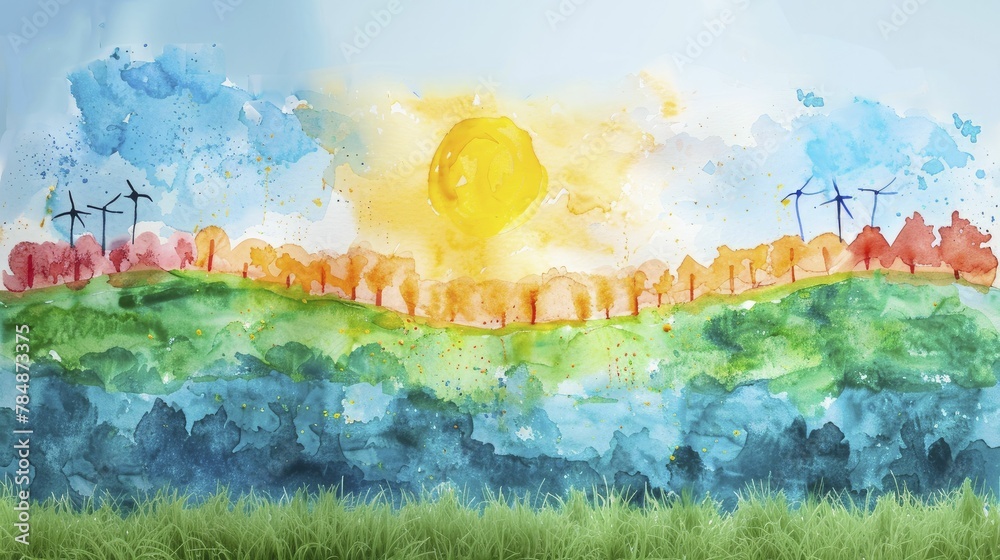 Renewable energy education center with interactive solar and wind power ...