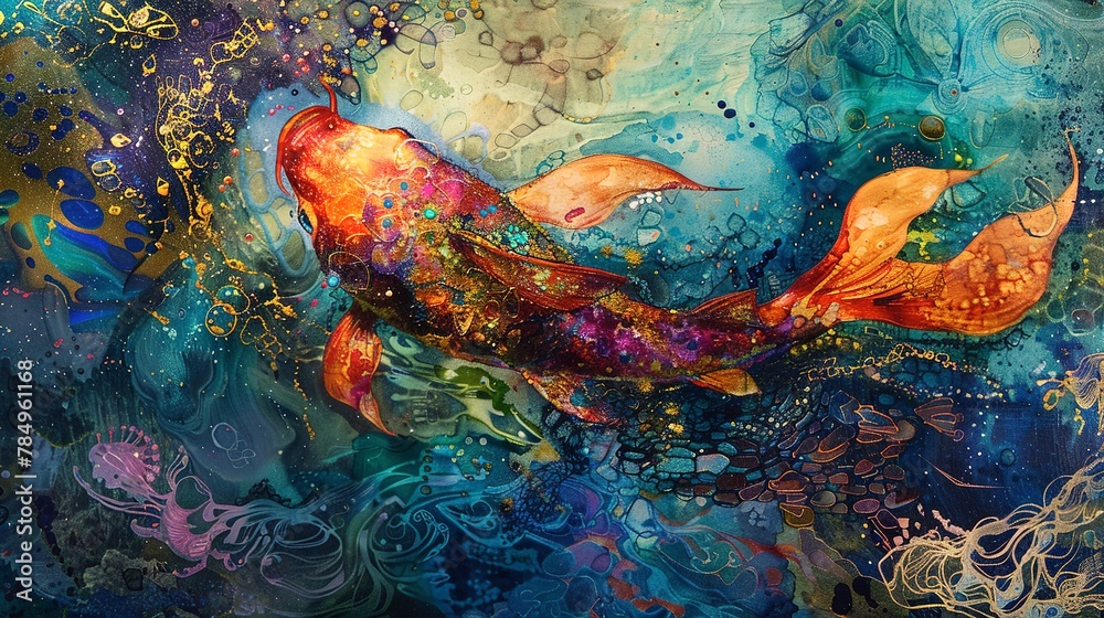 Marine Life Abstracts: Abstract representations of marine life, using ...