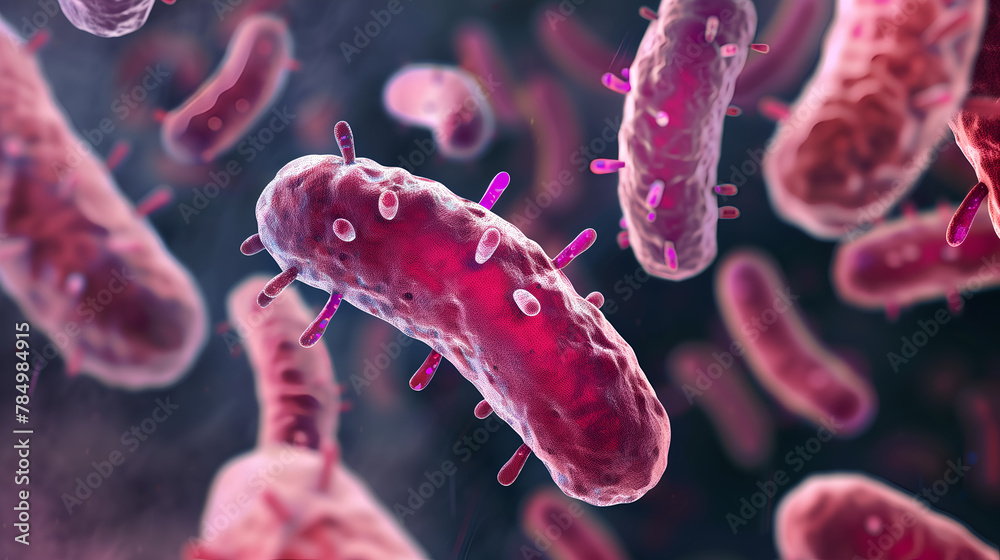 rod-shaped bacteria have a single polar flagellum. an infection of the ...