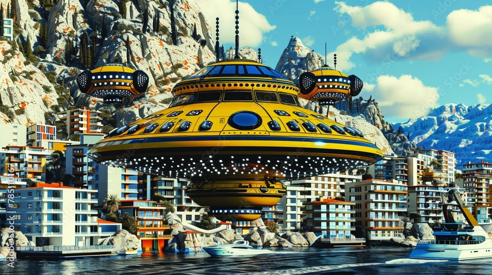 Living alongside humans, UFOs in the year 3000 played diverse roles ...