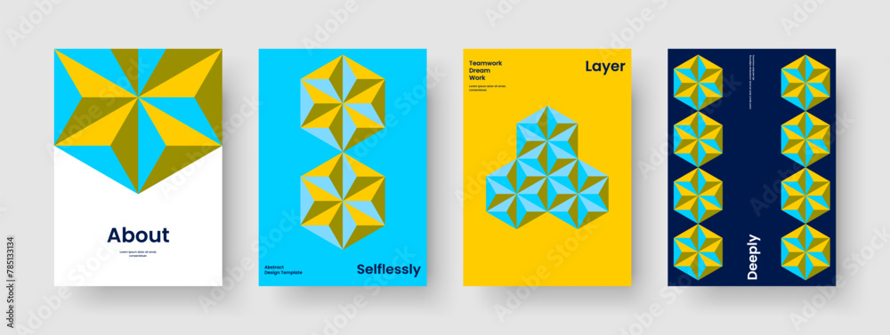 Creative Background Layout. Modern Brochure Design. Isolated Poster ...