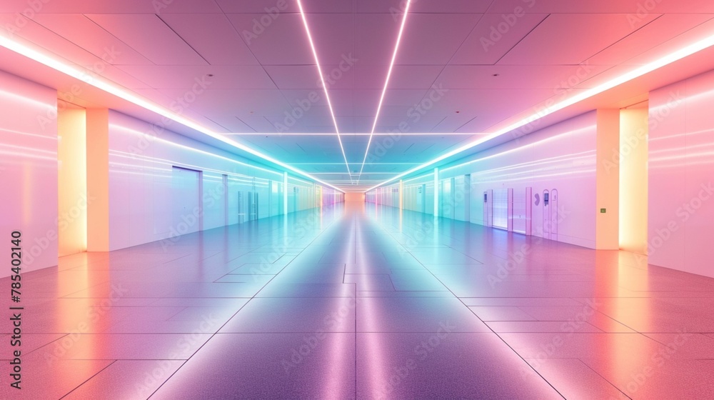 Tranquility Unveiled: A Mesmerizing 3D Rendering of an Empty, Expansive ...