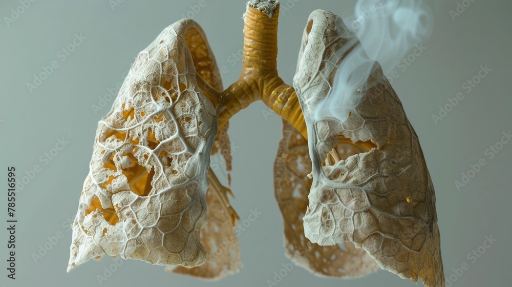 Comparing Healthy and COPD Affected Lungs Underscoring Smoking Risks ...