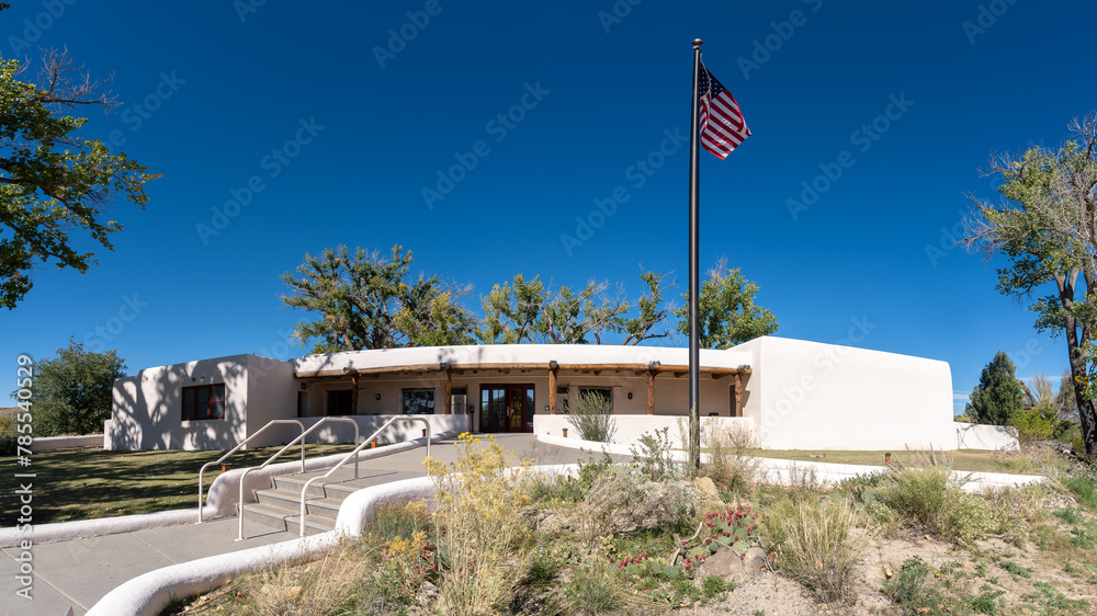 Aztec Ruins National Monument Visitor Center. Former home of pioneering ...
