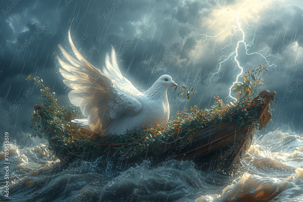 Description of divine protection and creation. A sky full of storms and ...