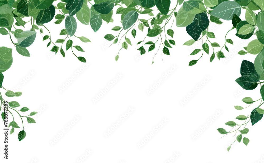 PNG Greenery backgrounds plant leaf Stock Illustration | Adobe Stock