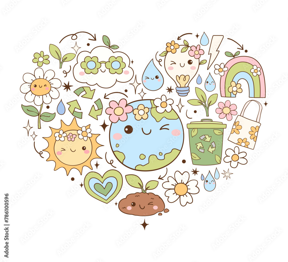 Draw funny earth day Planet lover Printable sublimation for shirt ...