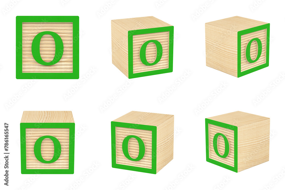 Wooden letters and numbers on transparent background. Letter blocks in ...