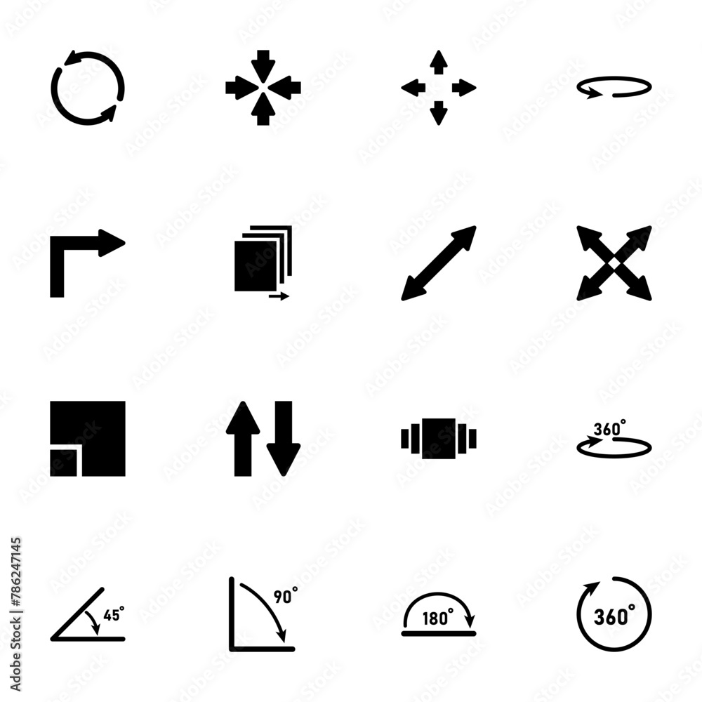 Rotate icon - Expand to any size - Change to any colour. Perfect Flat ...