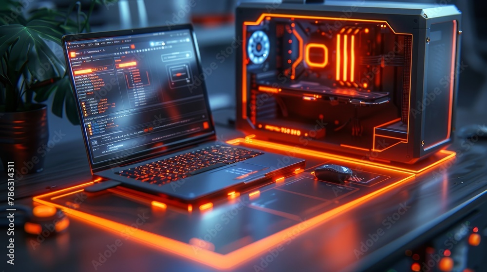 Photopolymer LCD 3d printer printed model of resin. Connection from 3d ...