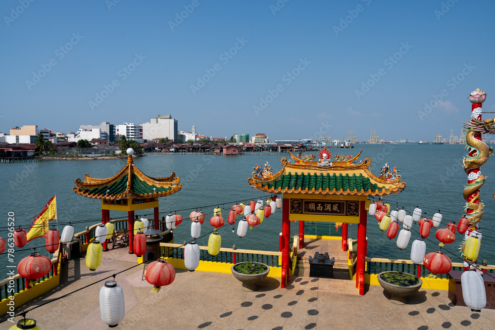The Chinese Temple Hean Boo Thean Kuan Yin Temple of Chew Jetty in ...