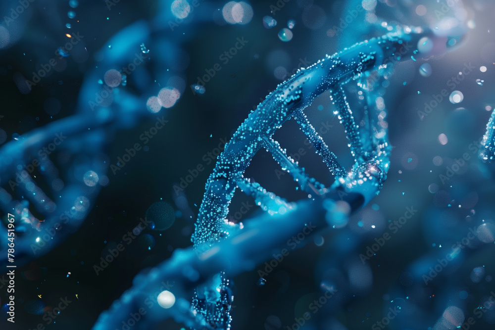 Stock-Illustration „minimalist shot highlighting the elegance of DNA ...