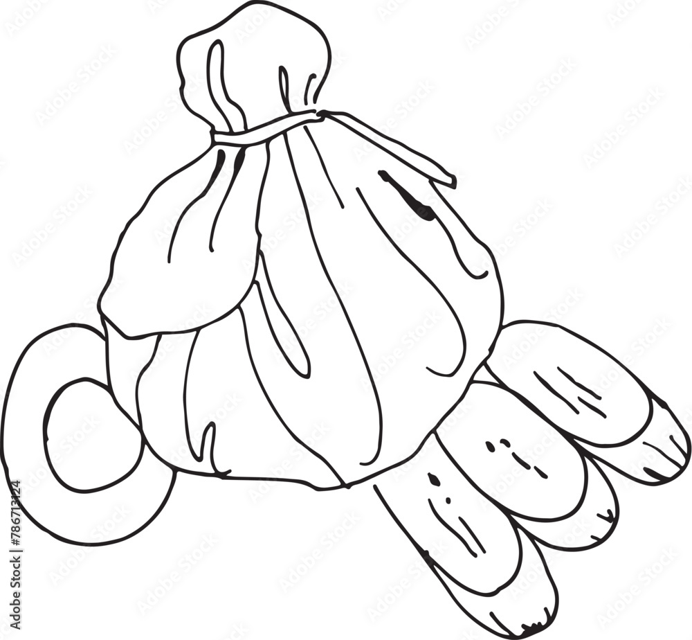 Stock-Vektorgrafik „traditional juane, typical food of the Peruvian ...