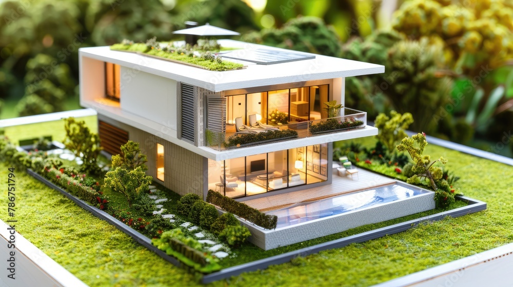 The eco-friendly home showcases eco-innovation and green design ...