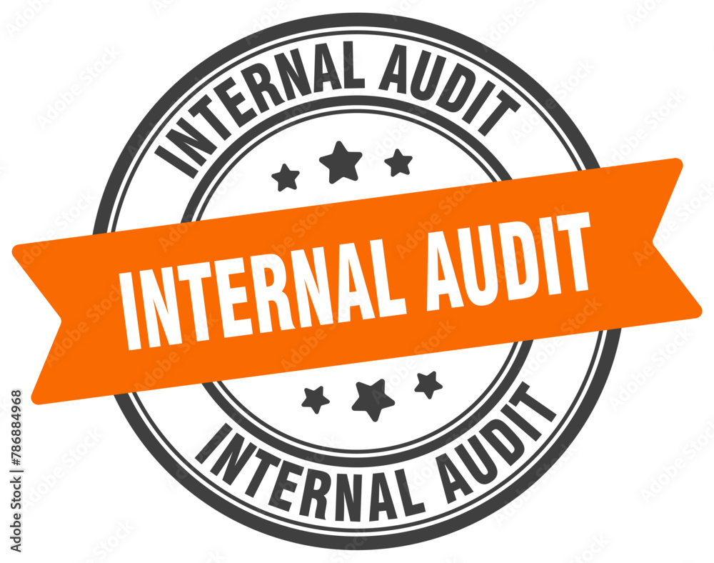 internal audit stamp. internal audit label on transparent background ...