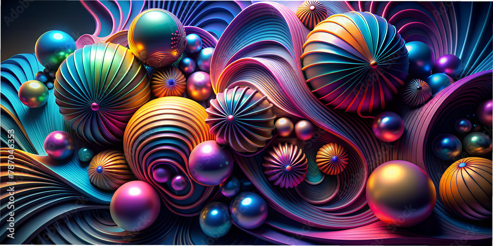 Ilustración de Stock wallpaper, black abstraction on a background ...