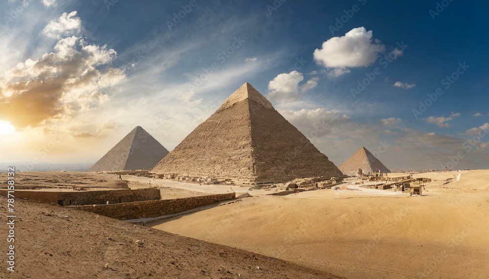 The three great pyramid of Giza pyramid, egypt, giza, cairo, ancient ...