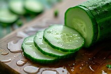Sliced Cucumber Close-up Free Stock Photo - Public Domain Pictures