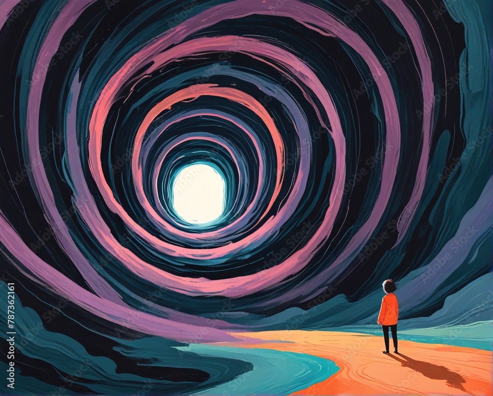 The Abyss of Anxiety: Lost in Swirling Turmoil, Mental Health Struggles ...