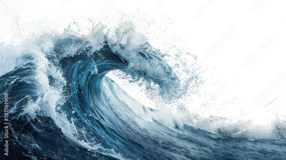 ocean waves isolated on transparent background Stock Photo | Adobe Stock