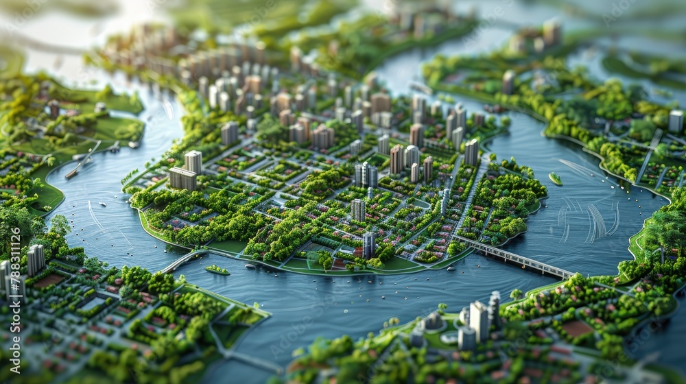 a detailed technical blueprint showcasing urban planning and city ...