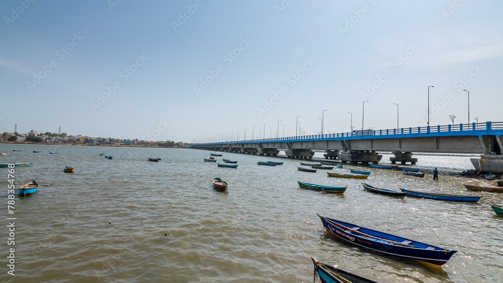 Dr Shamji Bridge is the lifeline of the island of Diu. This bridge ...