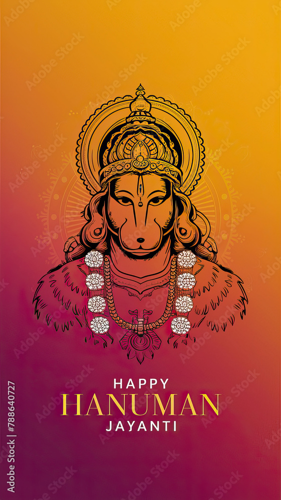 ภาพประกอบ Stock Hanuman Jayanti, Happy Hanuman Jayanti, Lord Sri ...