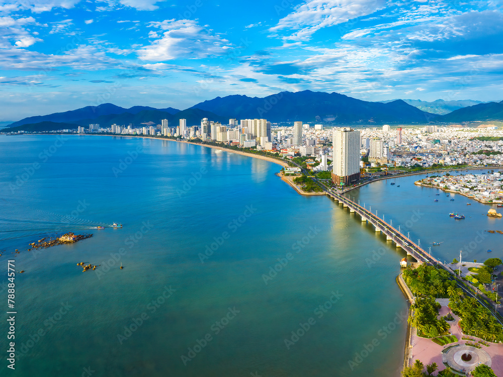 Beautiful Scenery of Nha Trang, a Tropical Coastal Vacation Paradise in ...
