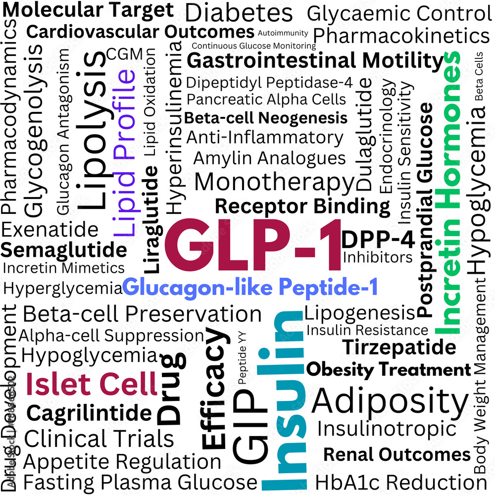 Diabetes, glp-1, incretin, hormones, mimetic, glucagon, peptide ...
