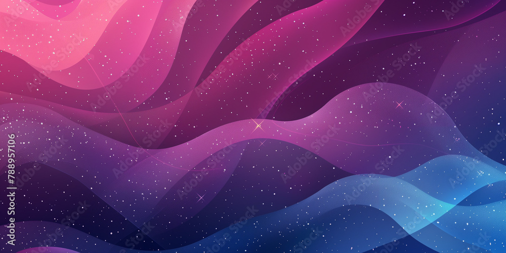 Construct an abstract representation of a galaxy using a minimalist ...