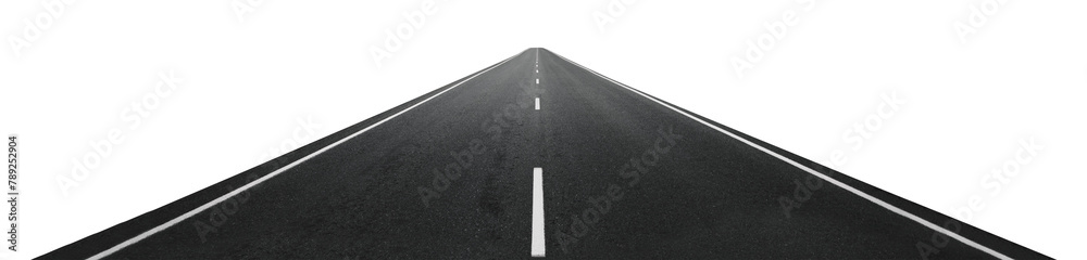 Asphalt road png sticker, transparent background Stock Photo | Adobe Stock