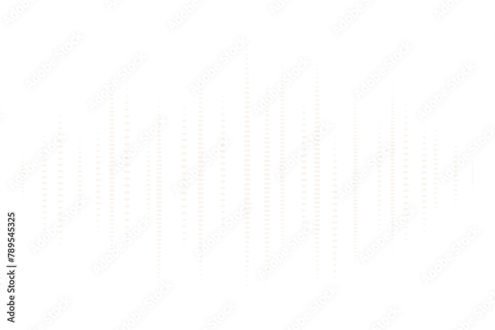 Music equalizer png border in white on transparent technology ...