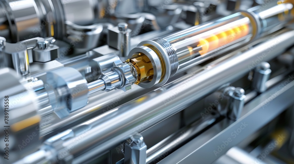 A diagram of the fuel injector system in an advanced biofuel engine ...