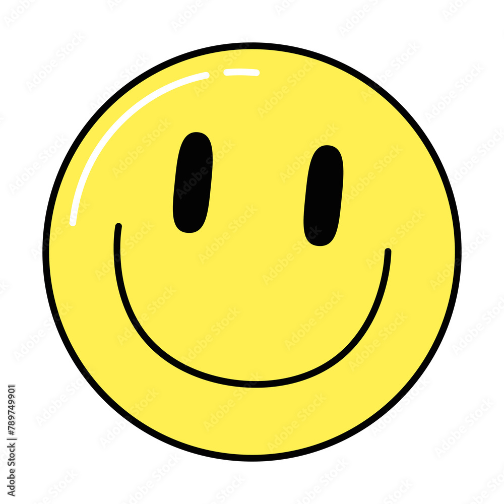 Png smiling face emoji sticker, transparent background Stock ...