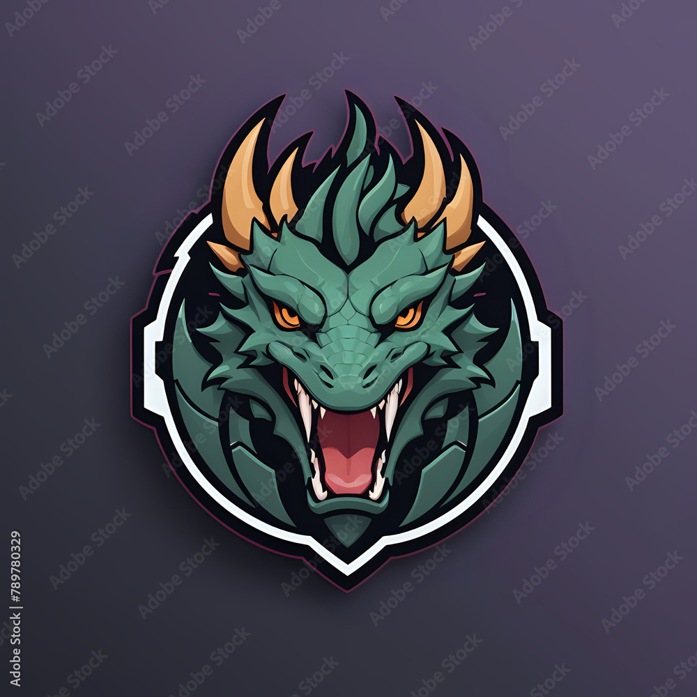 logo iconic dragon, circel logo dragon, chinese dragon tattoo, dragon ...