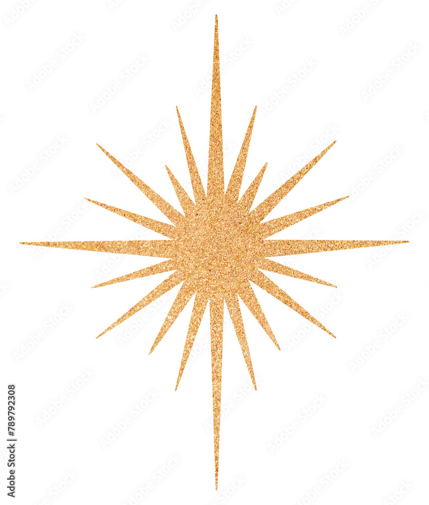 Golden sparkle png, spiritual illustration, transparent background ...