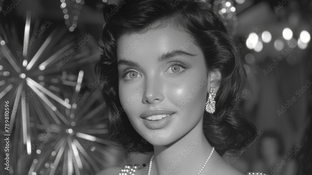 Nostalgic portrait from the 1950s: capturing the essence of a bygone ...