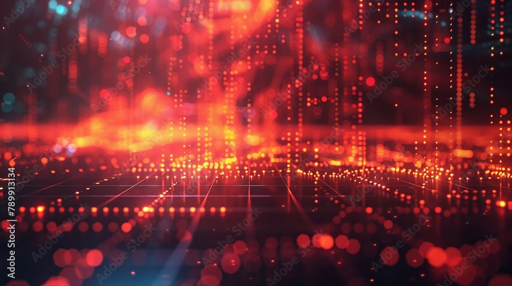 Heat map highlighting areas of risk and opportunity within a business ...
