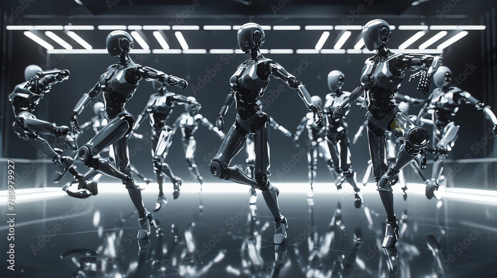 Capture a Frontal View Robotic Ballet performance in CG 3D rendering ...