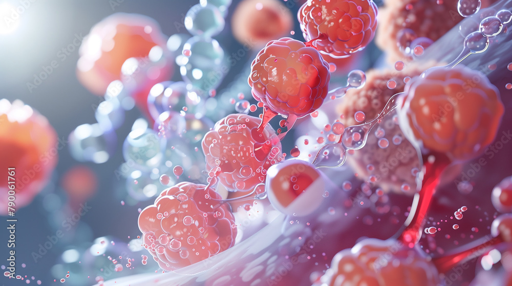 Glucose Homeostasis: Generate an illustration representing the role of ...