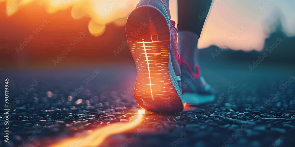 Illustration Stock Plantar Fasciitis Pain: The Heel Pain and Difficulty ...