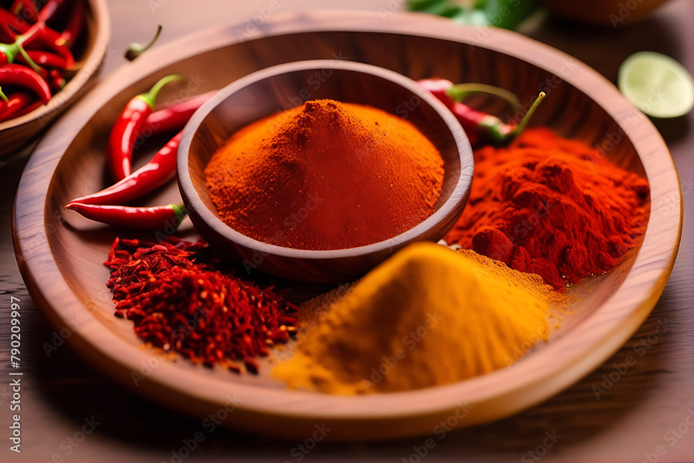 Indian Garam Masala, Red Chili Powder, Indian spices, turmeric ...