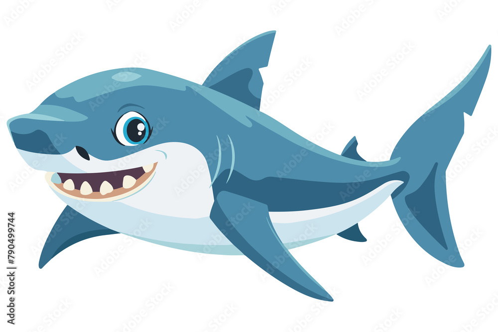 baby shark vector png Stock Illustration | Adobe Stock