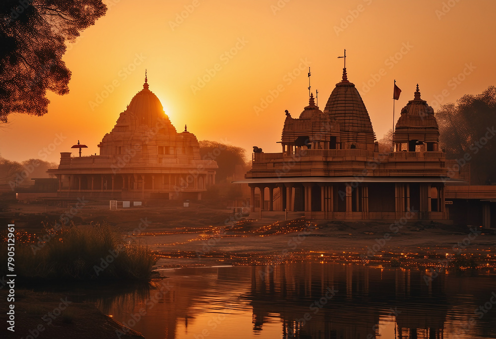 Shri Ram Mandir Temple in Ayodhya birth place Lord Rama 22nd January f ...