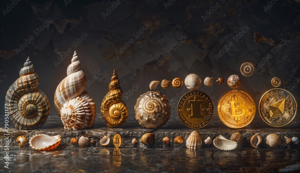 Evolution of Money: A timeline depicting the evolution of money ...